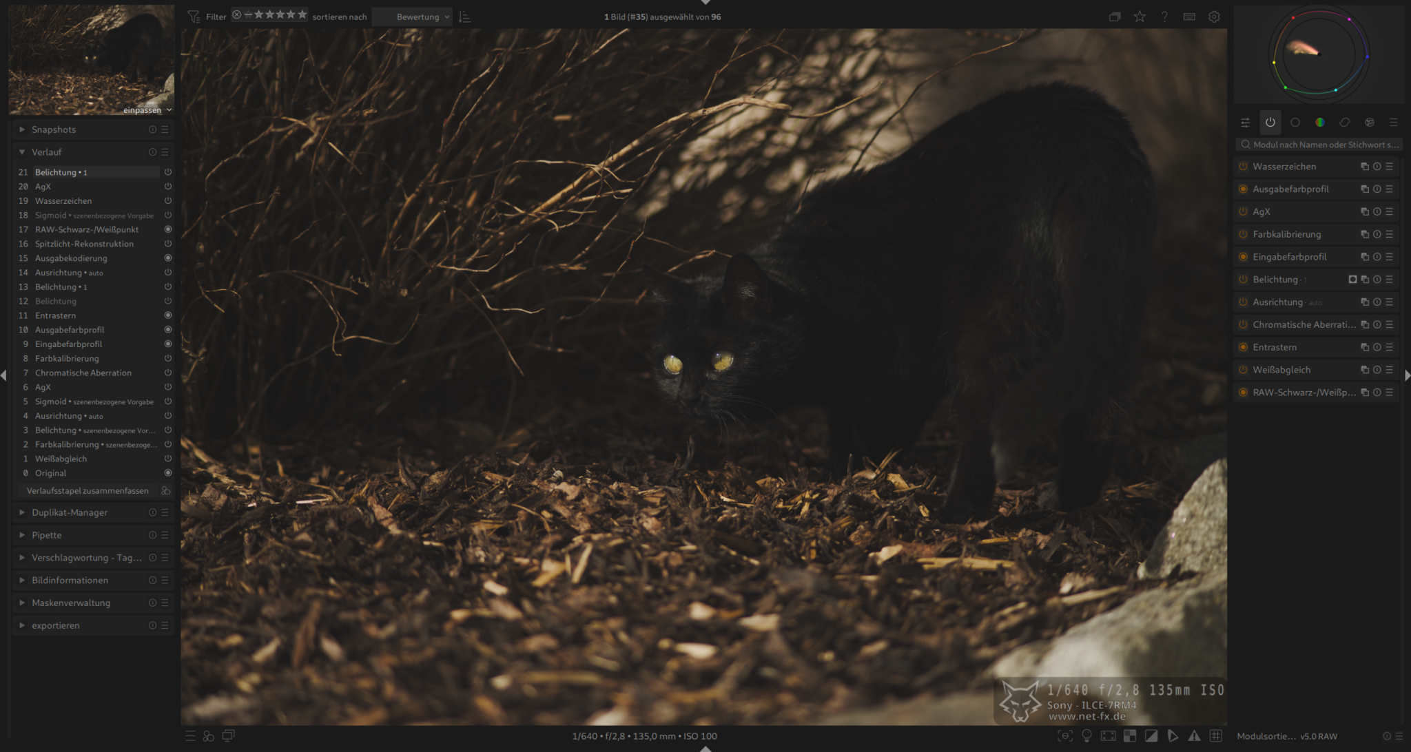 Darktable – Arch Linux – für die Welt, meine Freunde und mich.